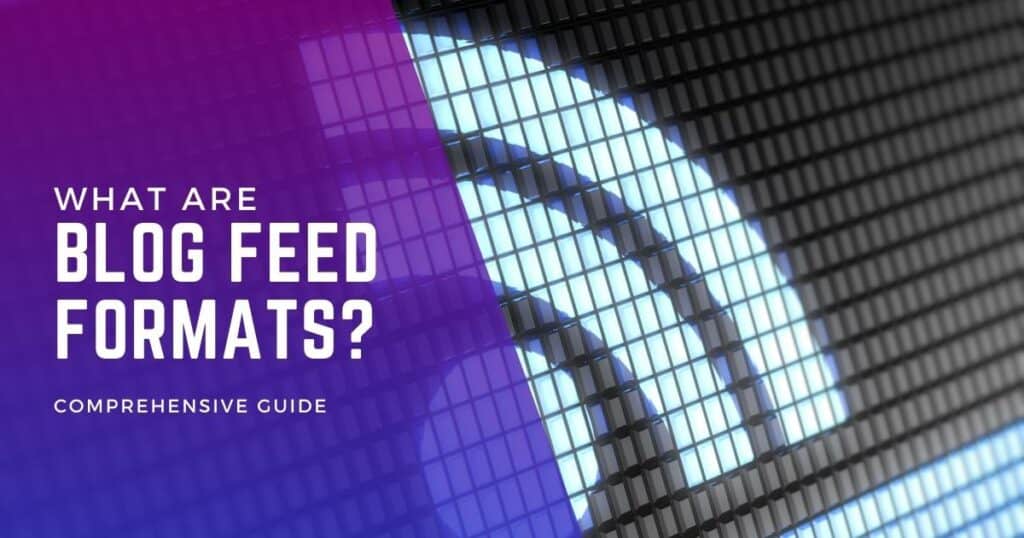 Blog Feed Formats: Understanding RSS, Atom, and JSON - EricMelillo.com